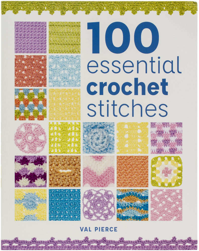 "100 Essential Crochet Stitches" Crochet Stitch Book | Knitting Co.