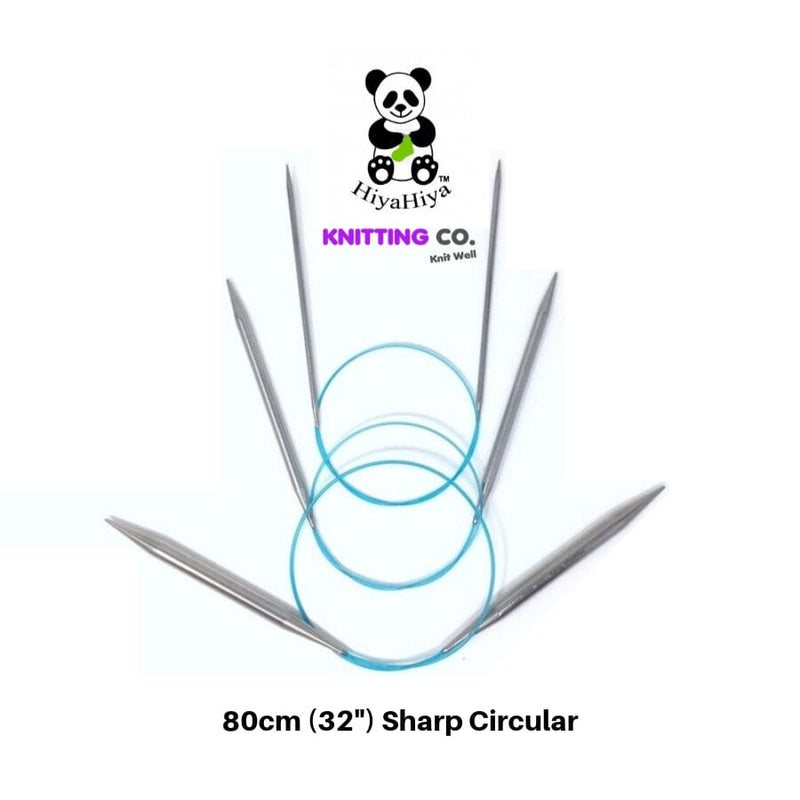 HiyaHiya Sharp Circular Knitting Needles - 80cm | Knitting Co.