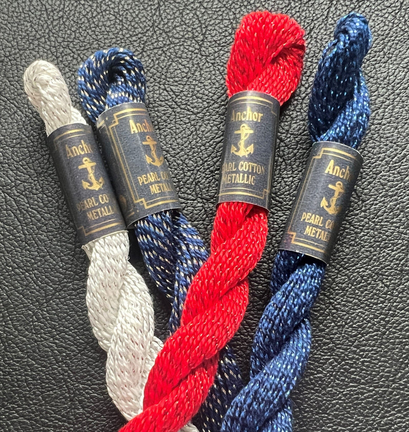 Anchor "Pearl Cotton 5" Embroidery Thread - Metallic | Knitting Co