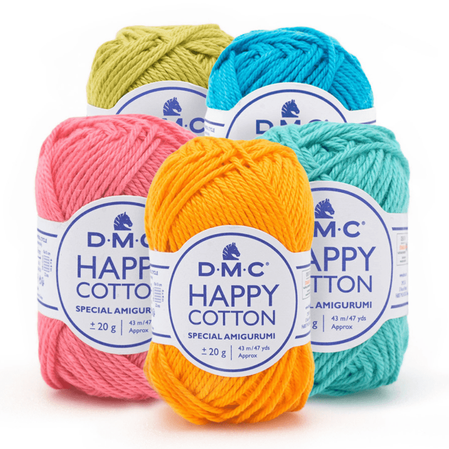 Buy DMC "Happy Cotton" 20g 8-Ply Amigurumi Crochet Yarn Online