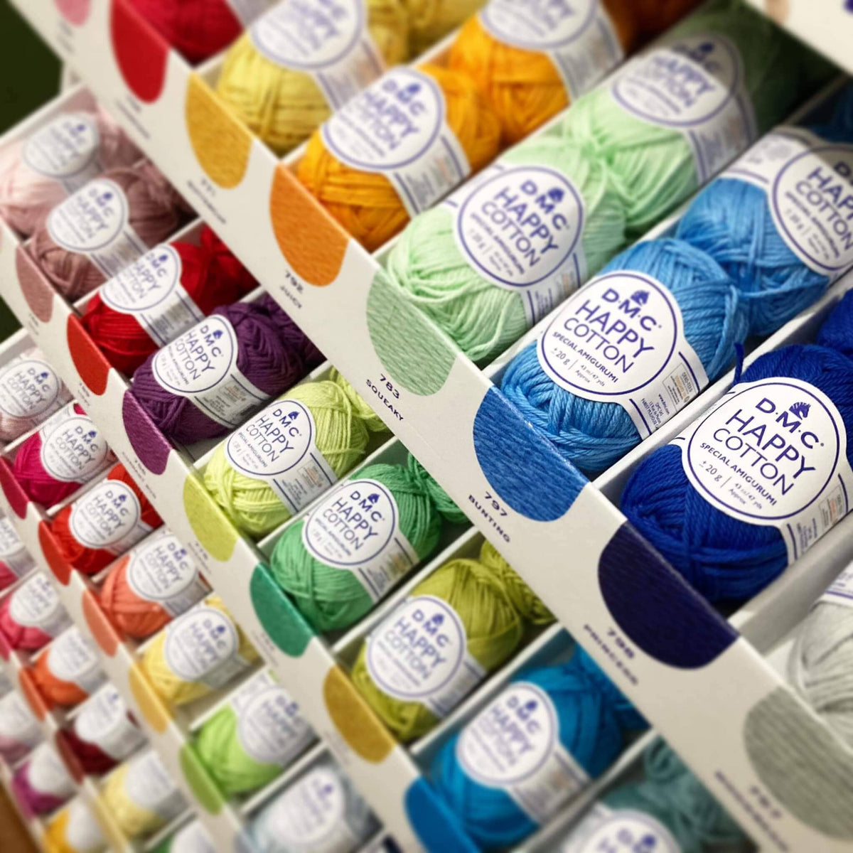 Buy DMC "Happy Cotton" 20g 8-Ply Amigurumi Crochet Yarn Online