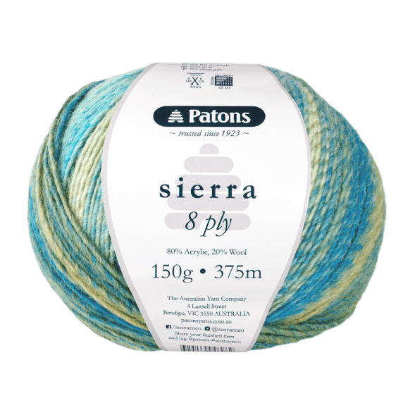 Buy Patons 150g "Sierra" Wool & Acrylic Blend Yarn Online